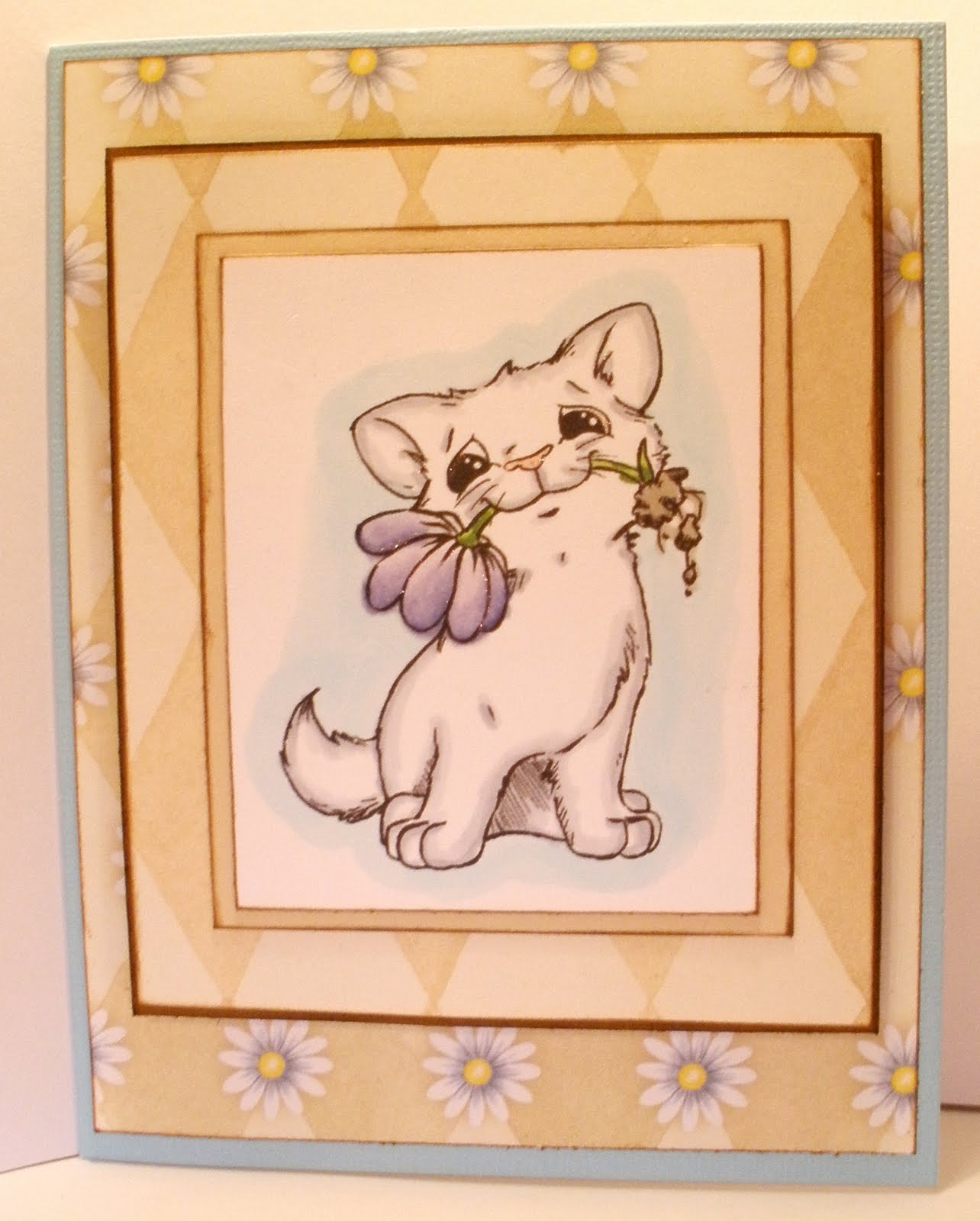 Kathleen's cards: Sweet Kitten Card