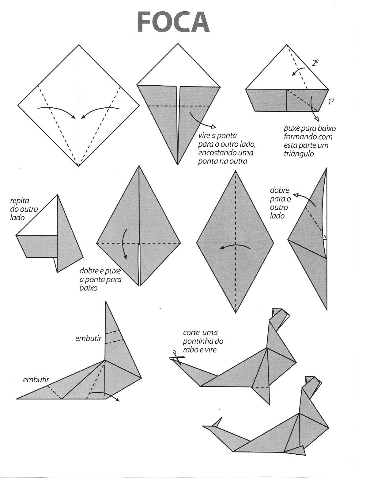 Letra F - Alfabeto Origami | Pra Gente Miúda