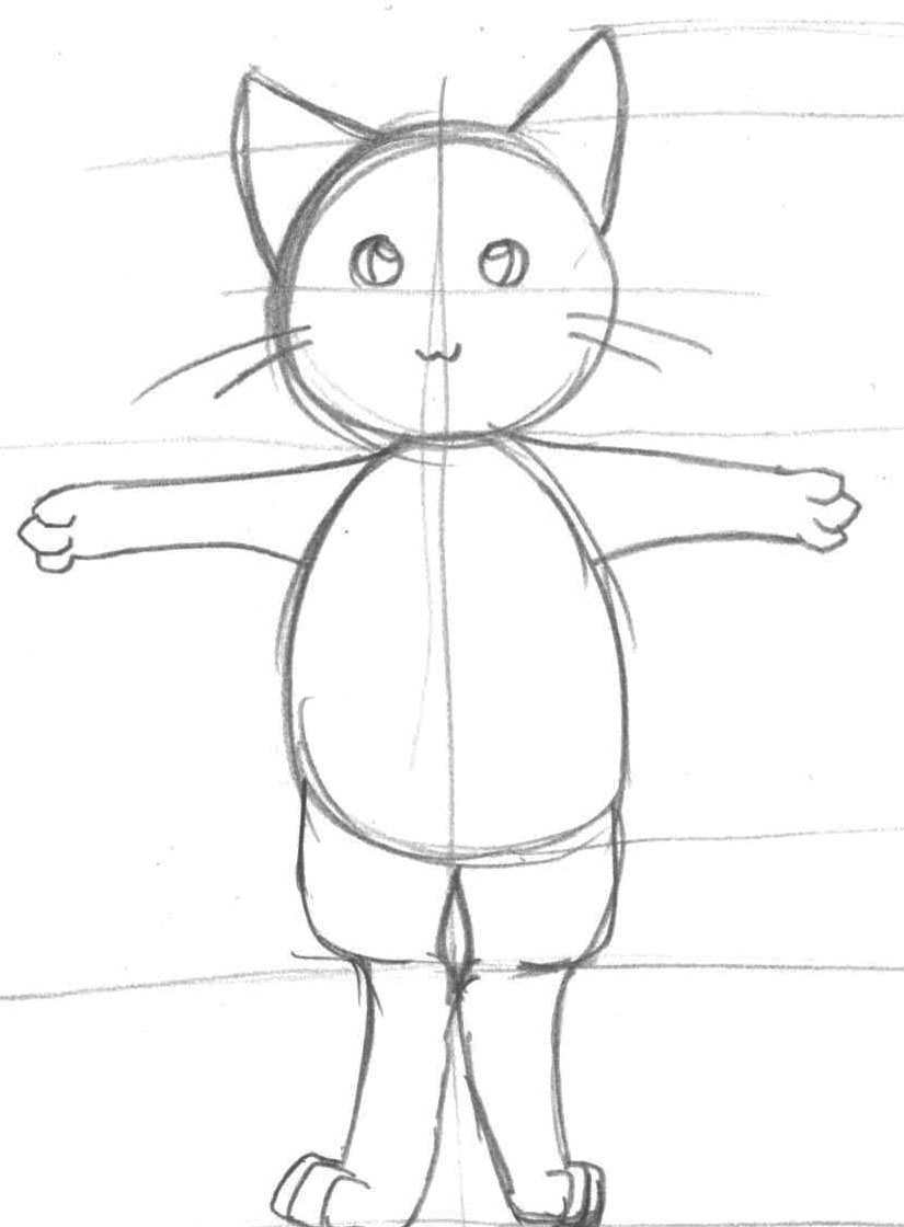 Online Portfolio: Cat Modeling using image planes in Maya