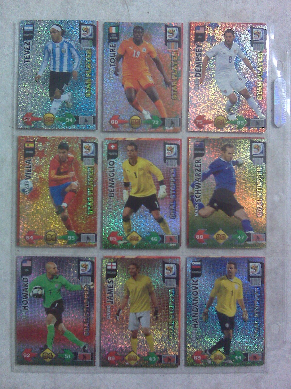 ALBUM PANINI TRADING CARDS MUNDIAL 2010