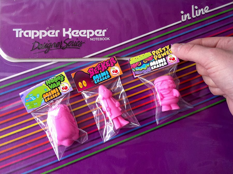 The Blot Says...: Cherry Scented Pink Mini Eraser Figures by Arbito ...