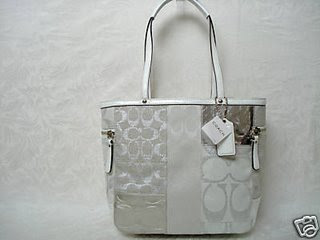UNIQUE~ - Coachie Coach Bags =): Coach 13498 - COACH WHITE PATCHWORK ...