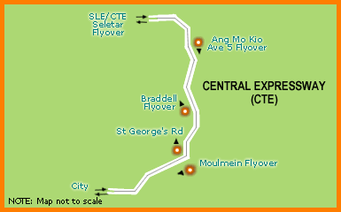 Traffic Info: Central Expressway (CTE) Traffic Info