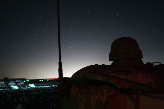 Soldiers at Night