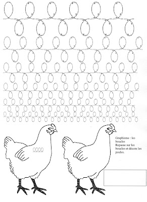 Maternelle: Graphisme : les boucles