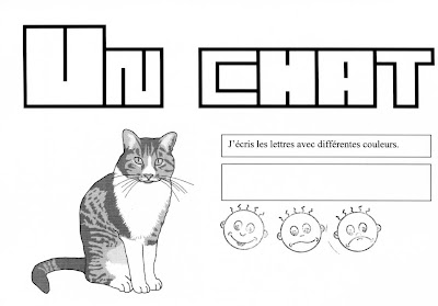 Maternelle: Graphisme, un chat