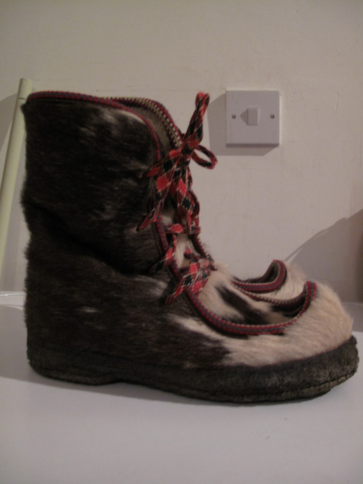 Seamless: norwegian booties for my feet.