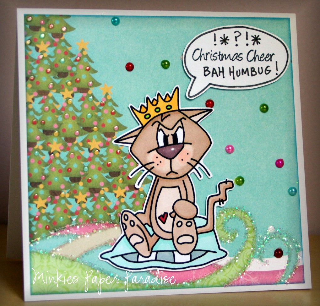 Minkie's Paper Paradise: Bah Humbug...Scrooge Cat