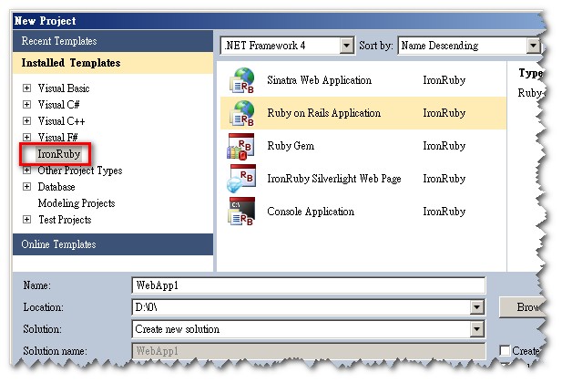 使用 IronRuby 和 Rake 來自動建置 .NET 專案 Part 1 - Huan-Lin 學習筆記