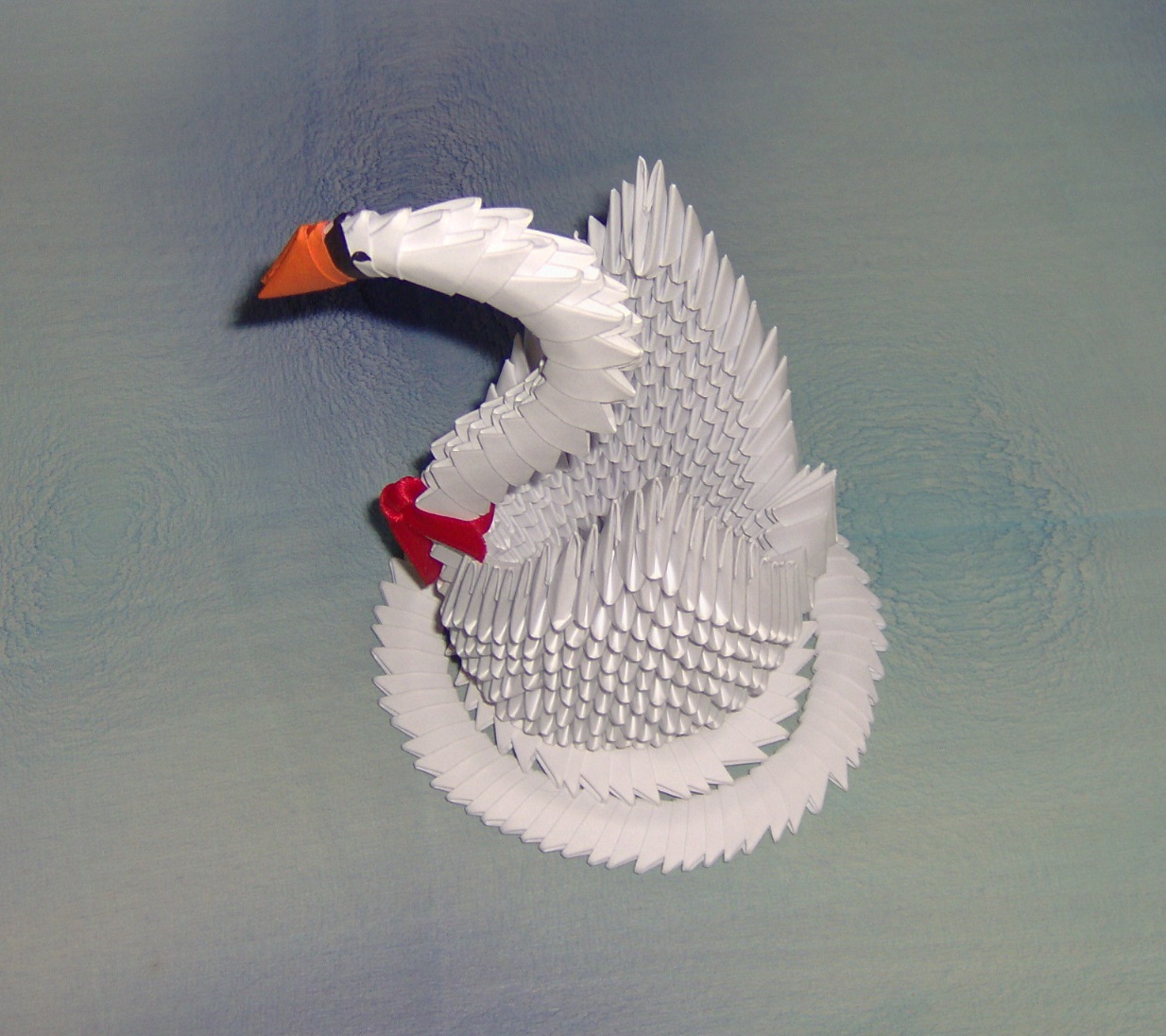 O jucarie pe zi: Lebada - origami modular