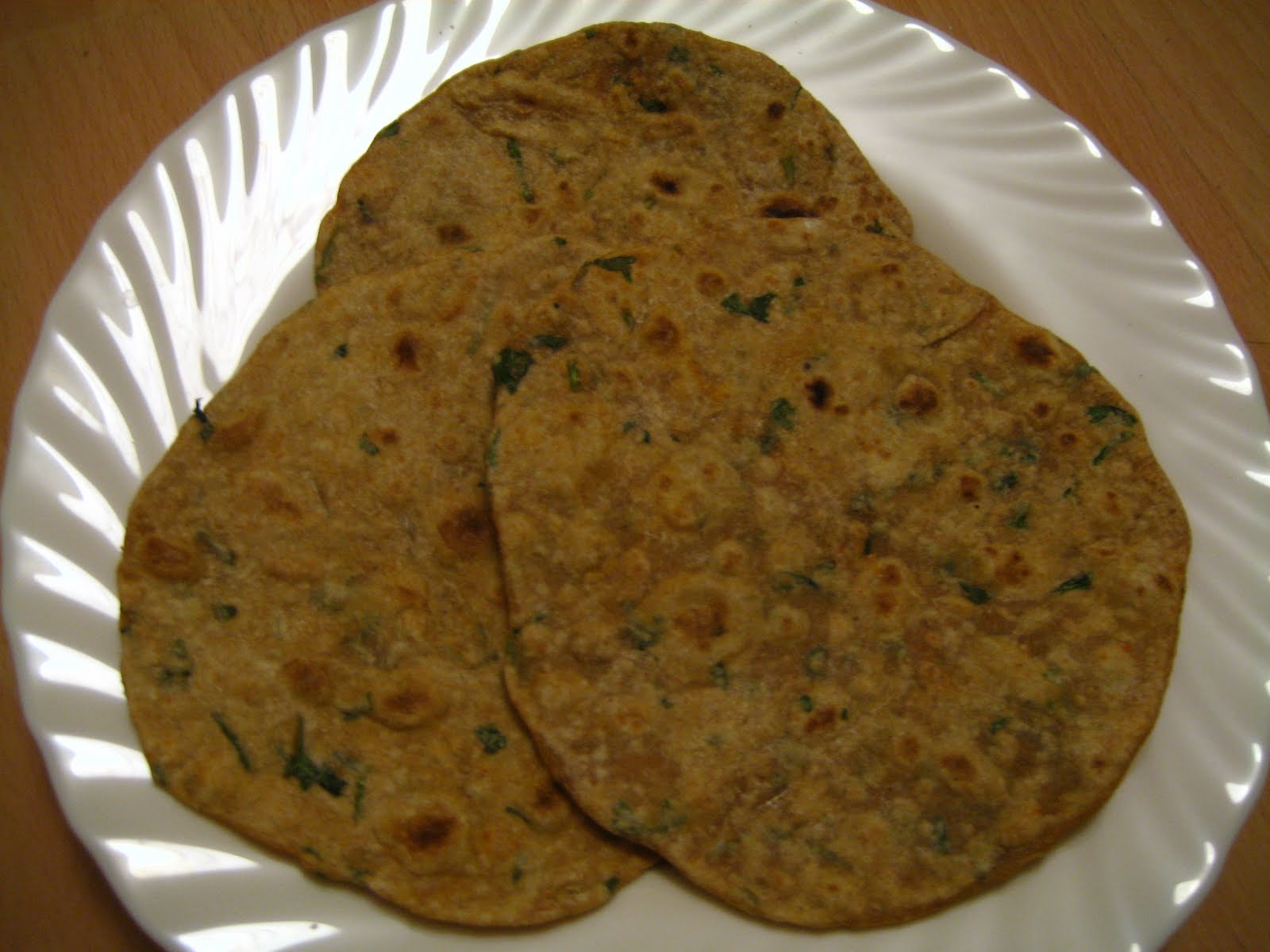 Indian delicacies: SPICY CHAPATI