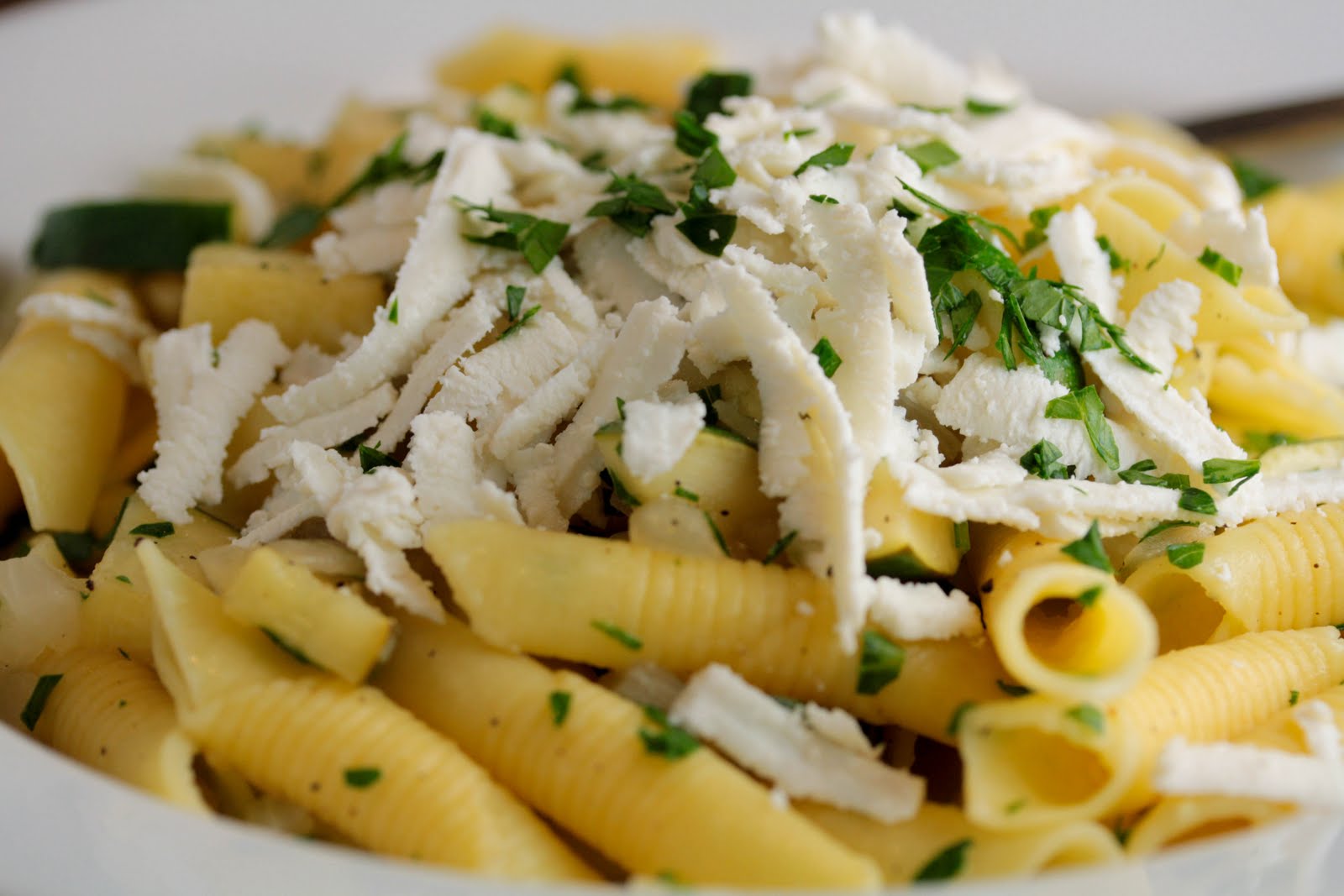 *the passionfruit*: 10 minute dinner: garganelli with zucchini and ...
