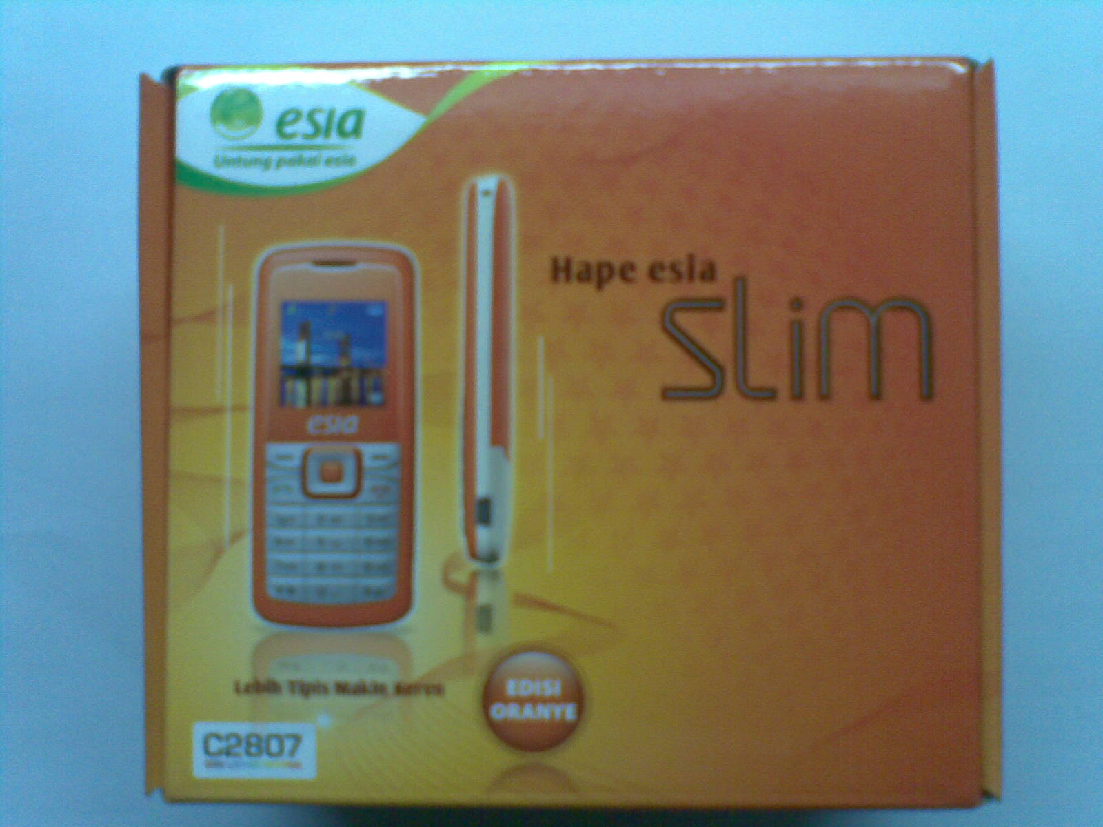 echo cahya: HP Esia Slim Orange C2807