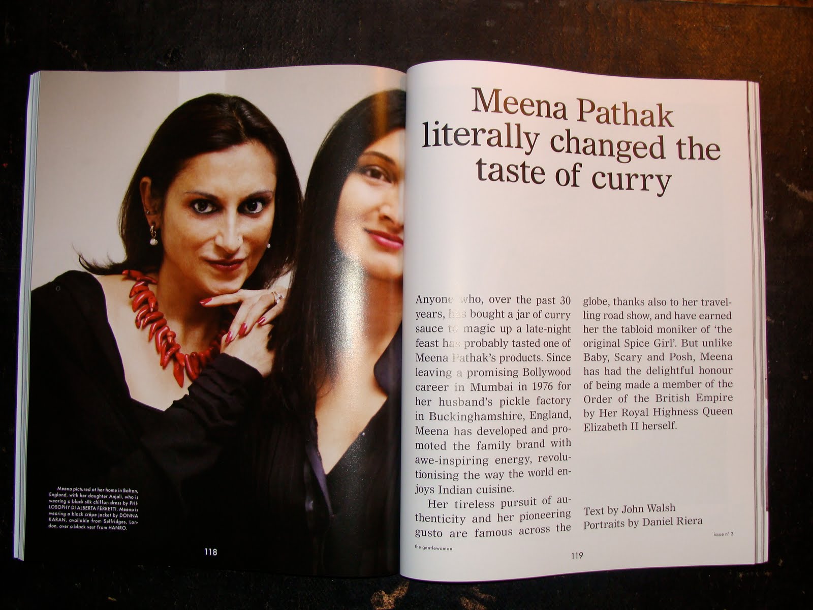 Manufacture & Industry: MEENA PATHAK IN THE GENTLEWOMAN MAGAZINE