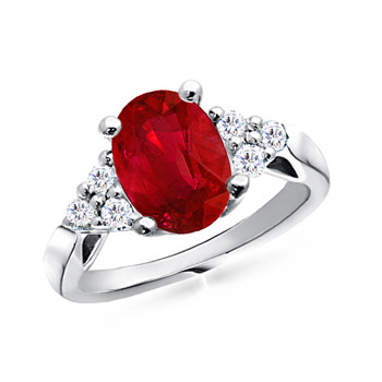 Luxury Ruby Wedding Rings | Miracle Wedding Rings