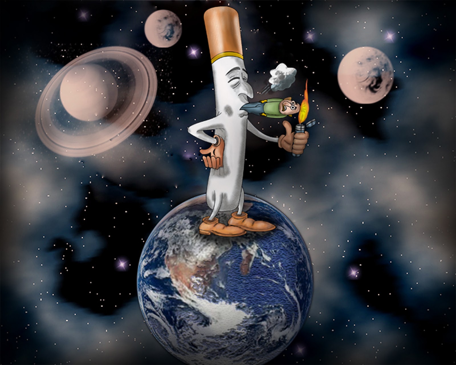 Saubhik Data: All earth destroyed by smoking