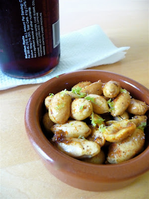 dinner party: beer (or wine) nuts