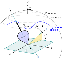 CMC Roberto: Nutación y precesión