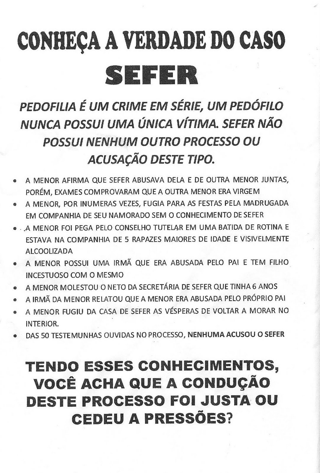 Domisteco, Fernandel: Sobre Seffer 01