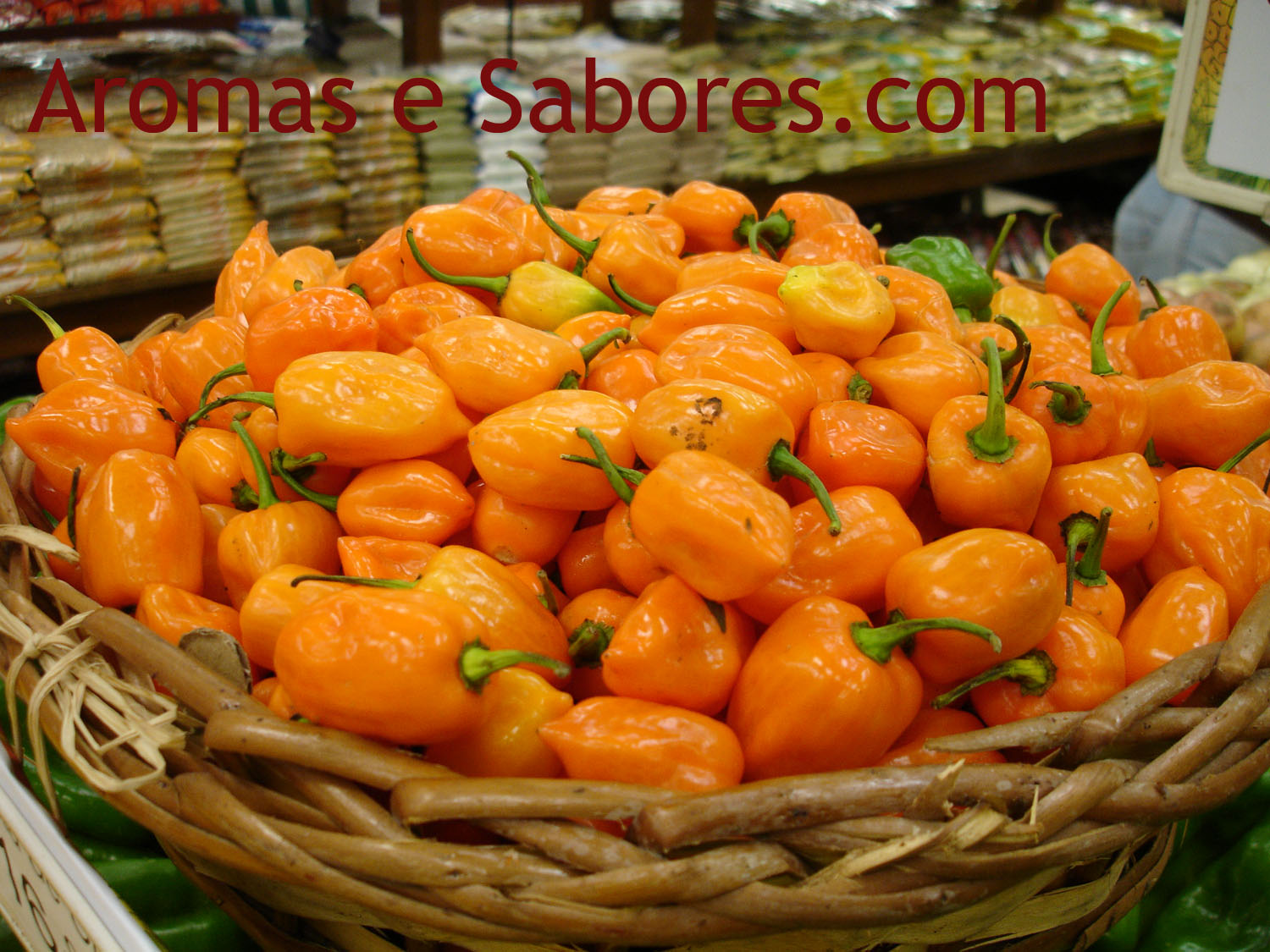 Aromas e Sabores: Pimenta laranja