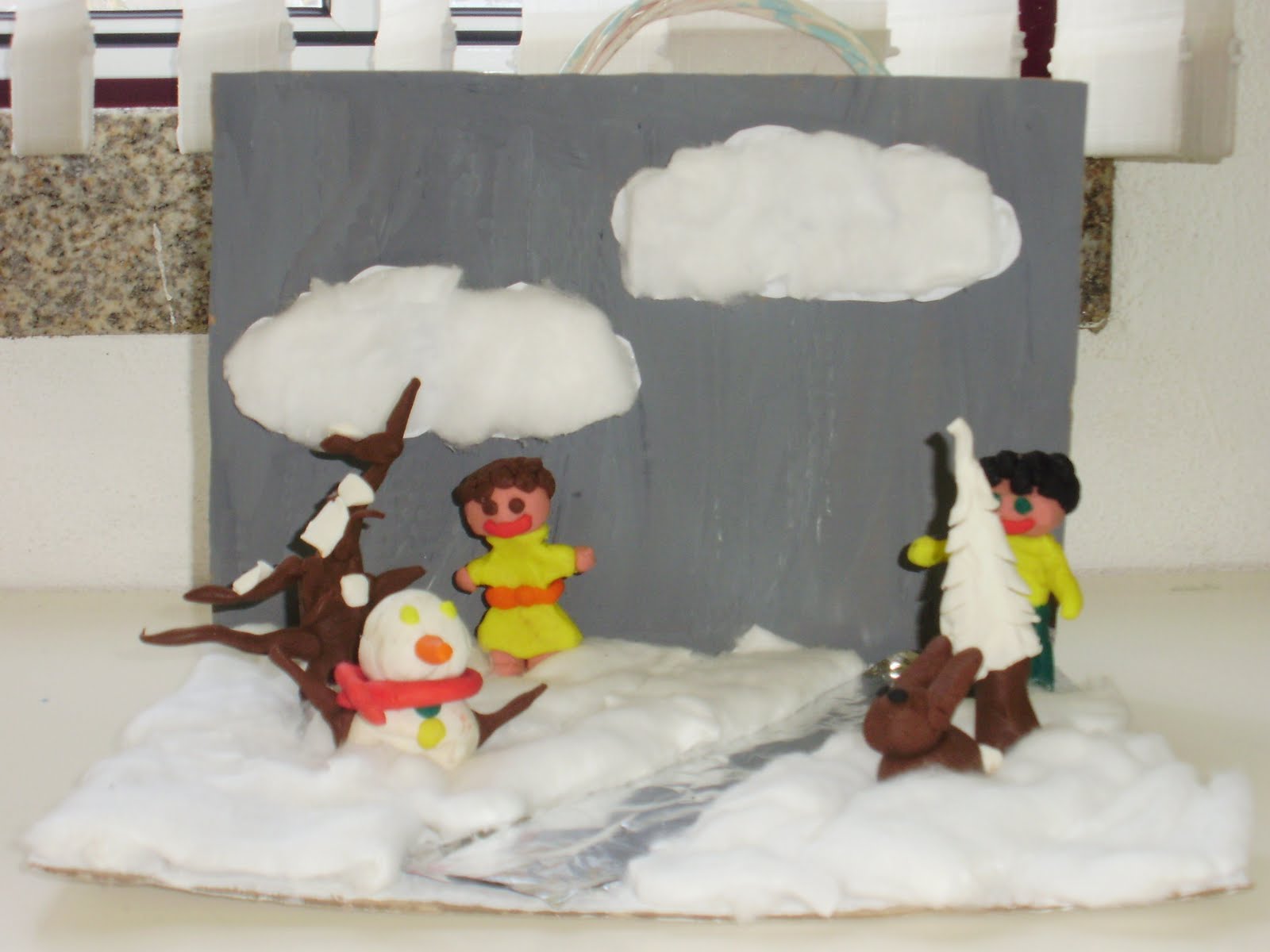 EB 1 Horta D´Alva: Maqueta do Inverno