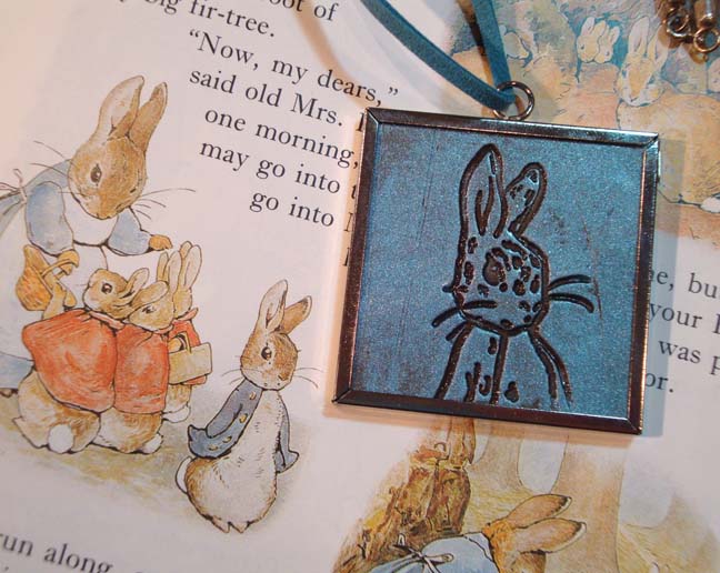 Carmi's Art: Peter Rabbit Clay Tiles