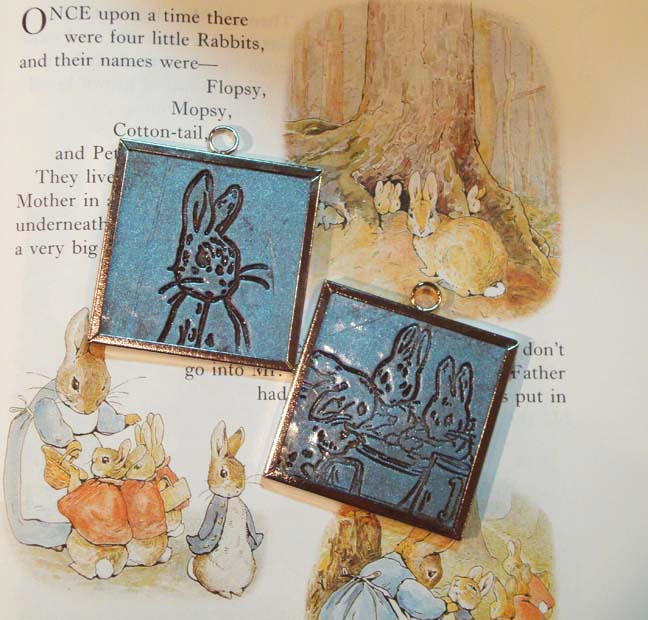 Carmi's Art: Peter Rabbit Clay Tiles