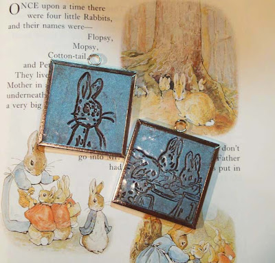 Carmi's Art: Peter Rabbit Clay Tiles