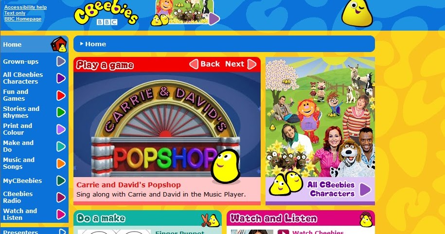 DIVERNEETIC: BBC - CBeebies - Home