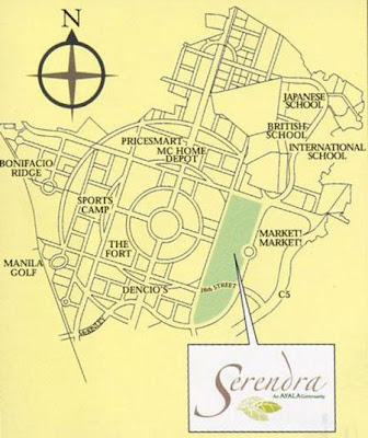 One Serendra: Location