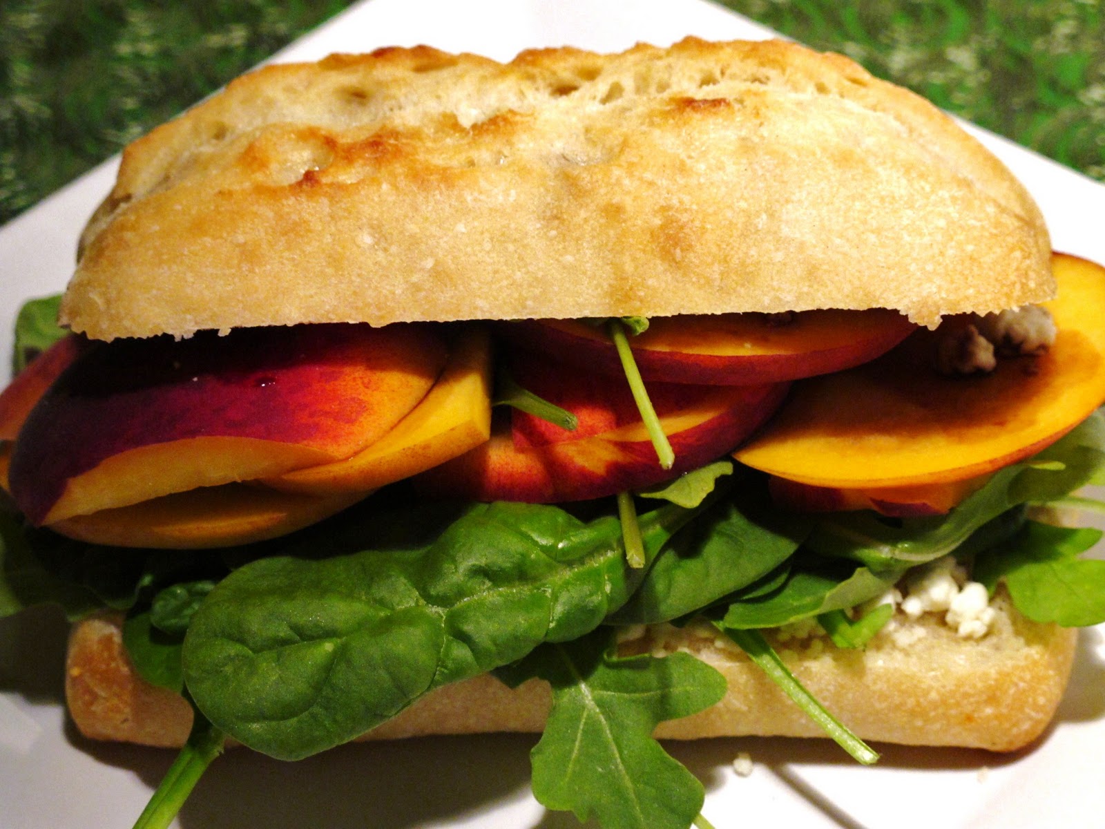 The Small Boston Kitchen: Dinner Tonight: Peach Sandwich