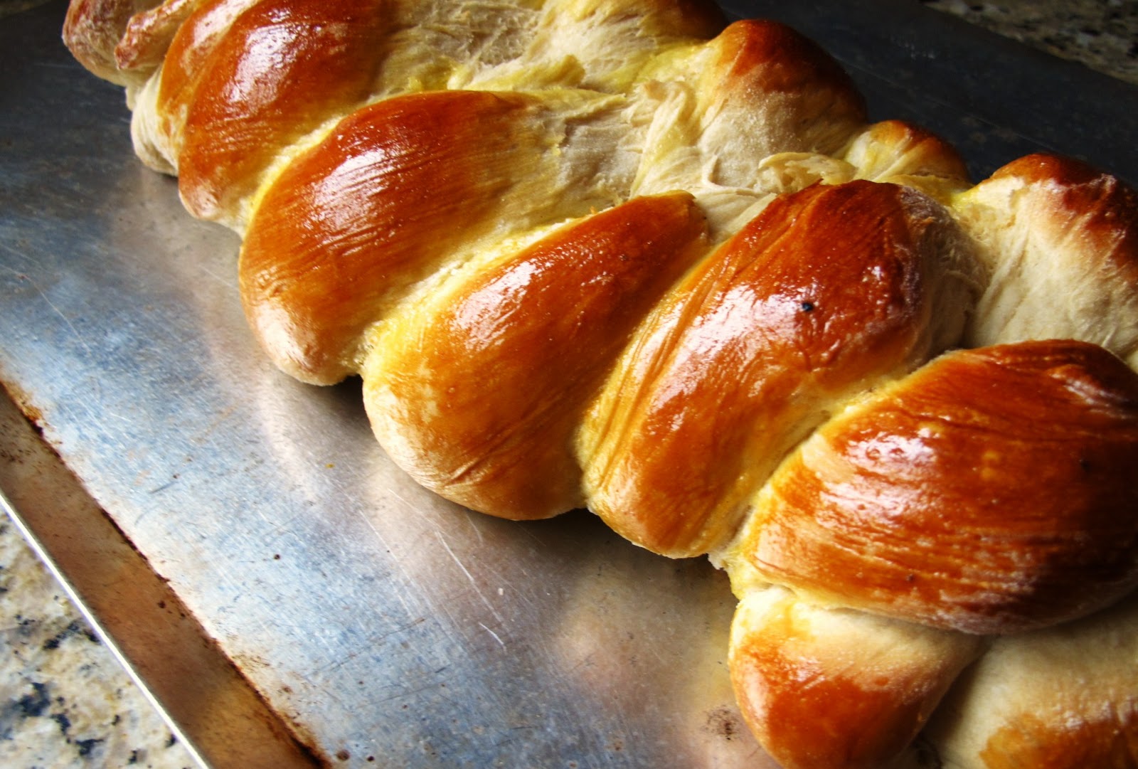 The Small Boston Kitchen: Halla At My First Challah Bread!