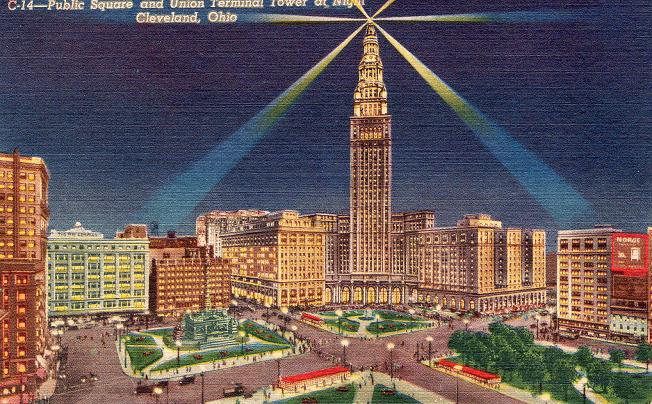 Kentucky Travels: Postcard: Cleveland Ohio Public Square