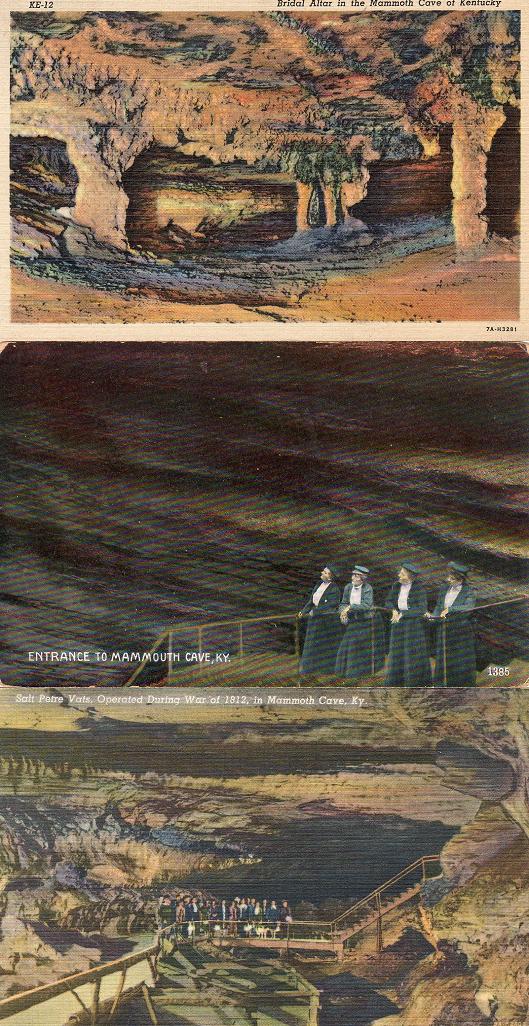 Kentucky Travels: Postcards: Mammoth Cave