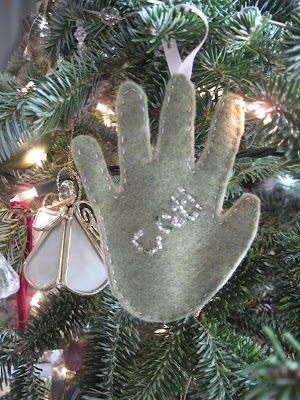 Two Shades of Pink: Tiny Hands Christmas Ornaments