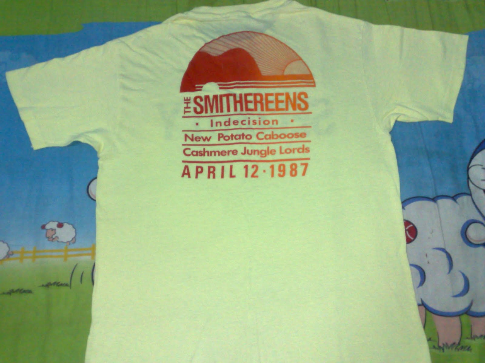 Anak Liar Rocks!: Vintage THE SMITHEREENS band Security 1987 Tour T-shirt