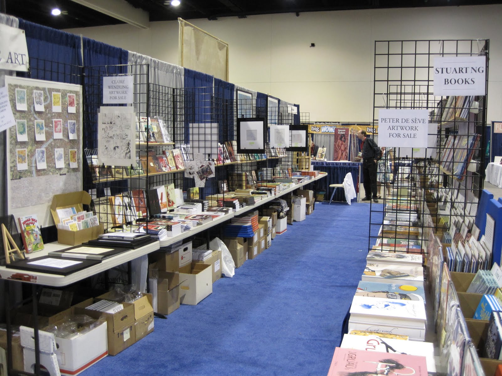 Behind the Scenes at Stuart Ng Books: Comic Con 2010, views of our booth