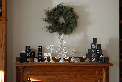 Chalk Blocks on the Mantle - Jill Ruth & Co.