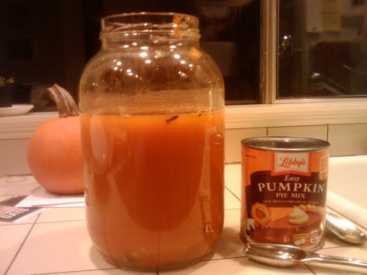 Halloween Drinks: Pumpkin Liqueur - it all starts here...