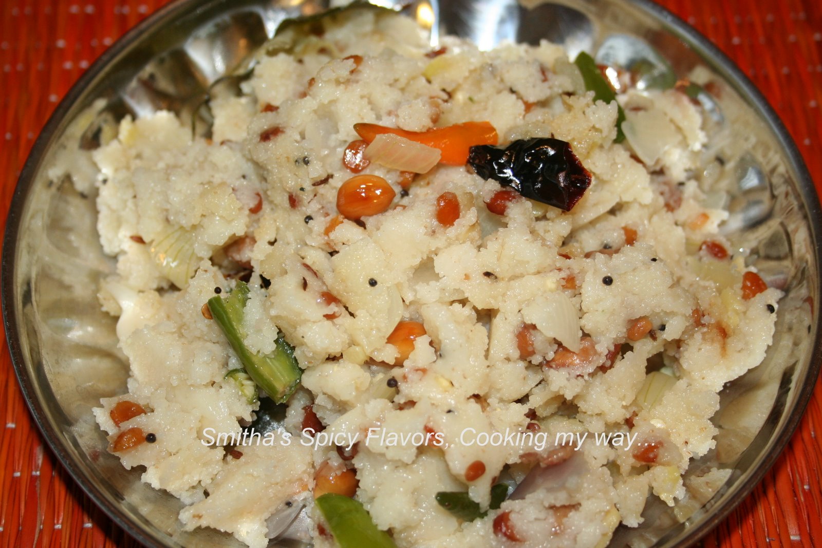 Ravva Upma / Sooji Upma ~ Smitha's Spicy Flavors, Simple and Healthy ...