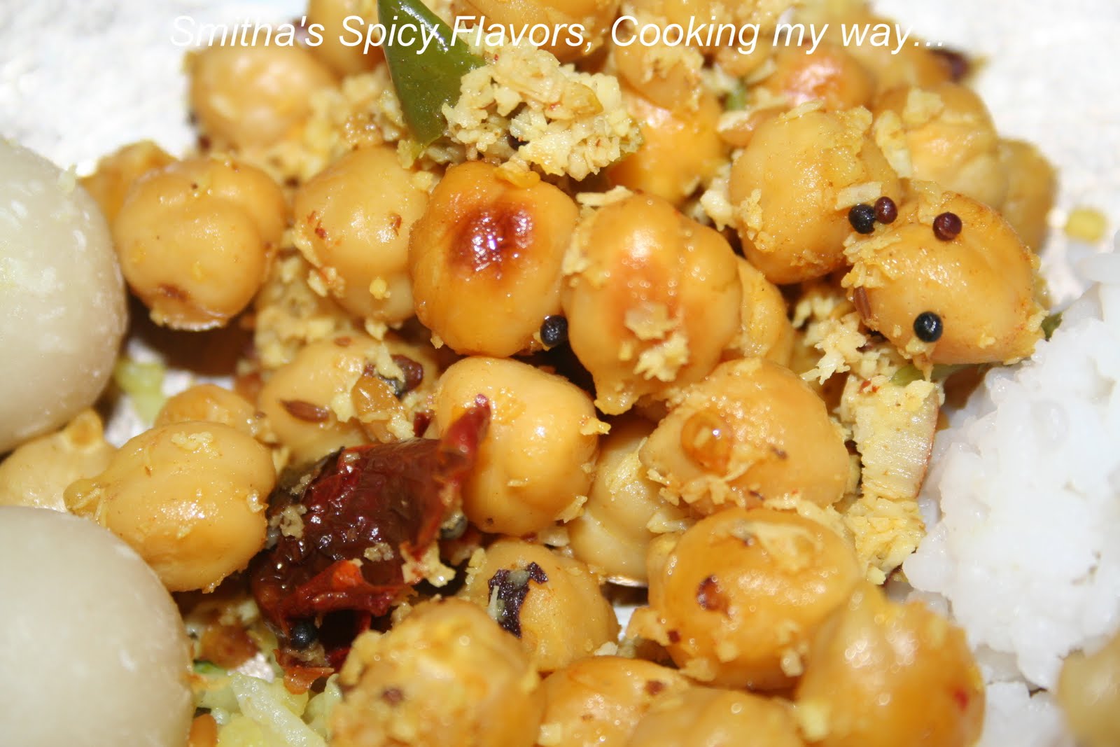 Sundal / Karam chanagalu / Spicy Chick peas ~ Smitha's Spicy Flavors ...