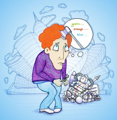 Mark Crawford Illustration: Splitting Hairs