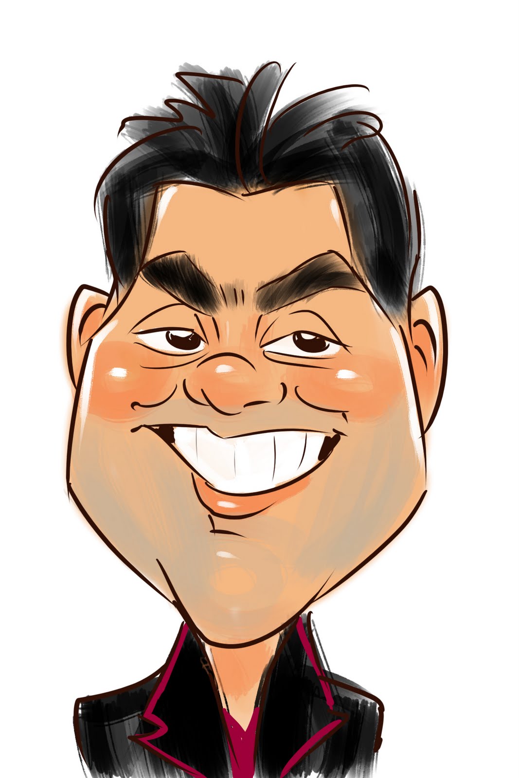 Salah Khudari Live Digital Caricature: Google Holiday Party at the ...