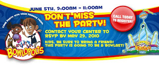 The Coupon Tutor: Bowlopolis Free Party 5/29 at US Play