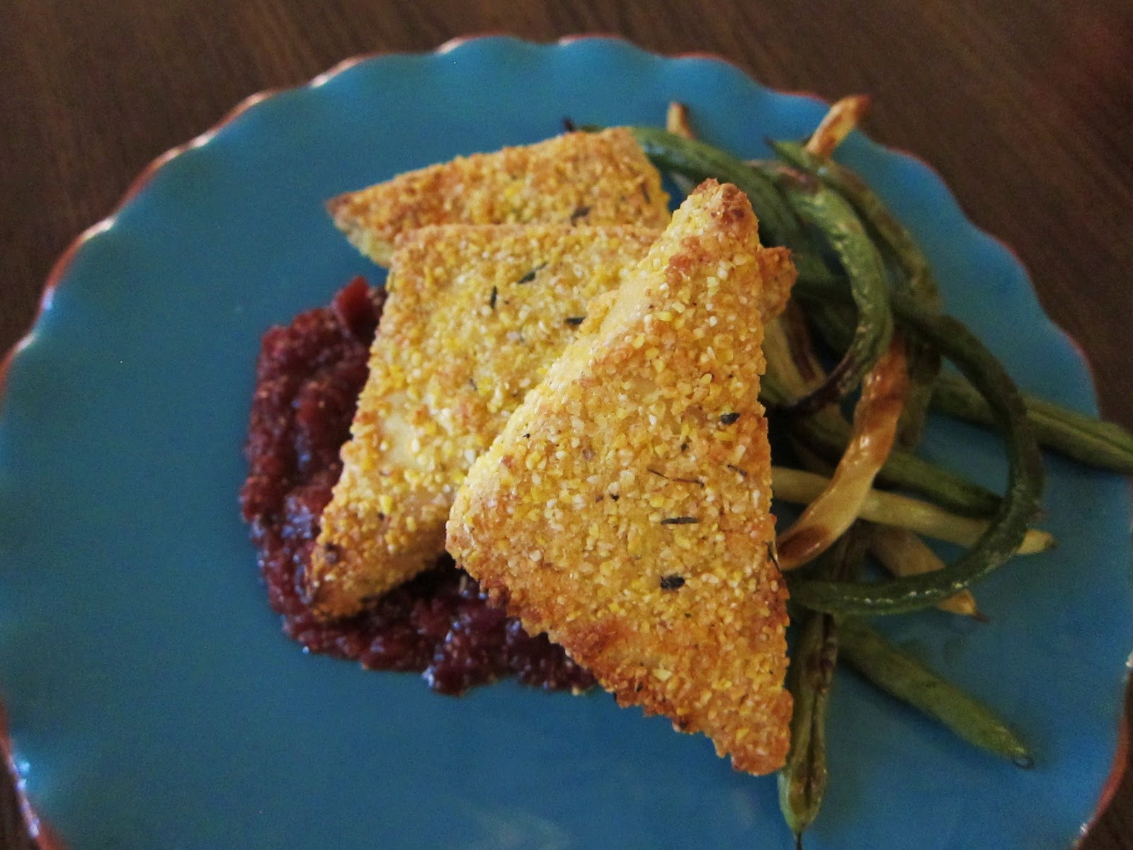 Garlic and Sea Salt: Cornmeal Crusted Tofu with Roasted Fig and Shallot ...