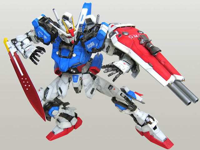 1/35 GP03 Stamen Desktop Gundam Head by Jeffho ~ Collage Art