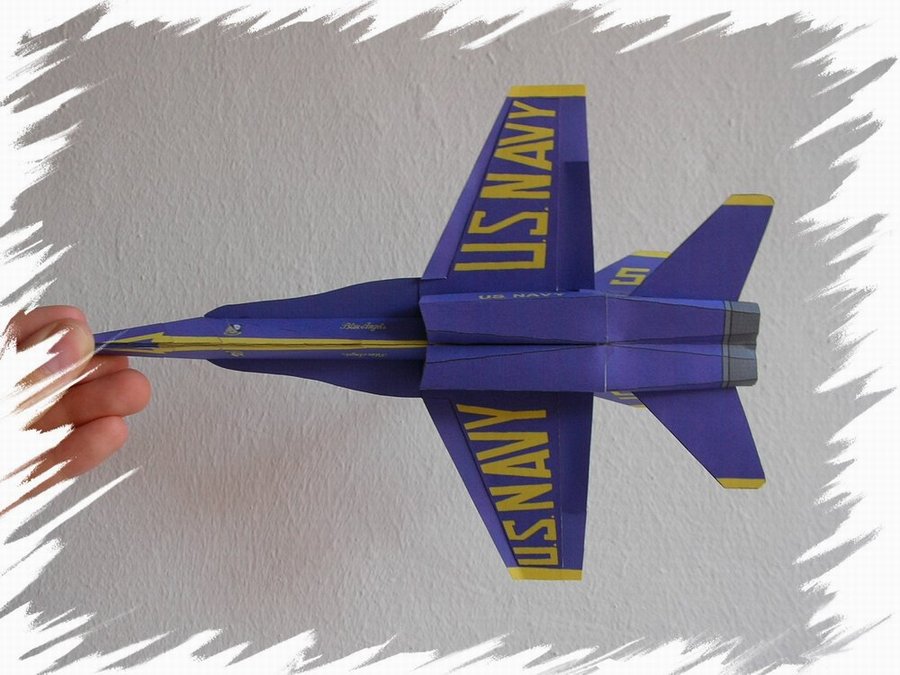 How to make A Good or Cool paper Airplane ?.. THIS WAY..!: F -18 HORNET ...