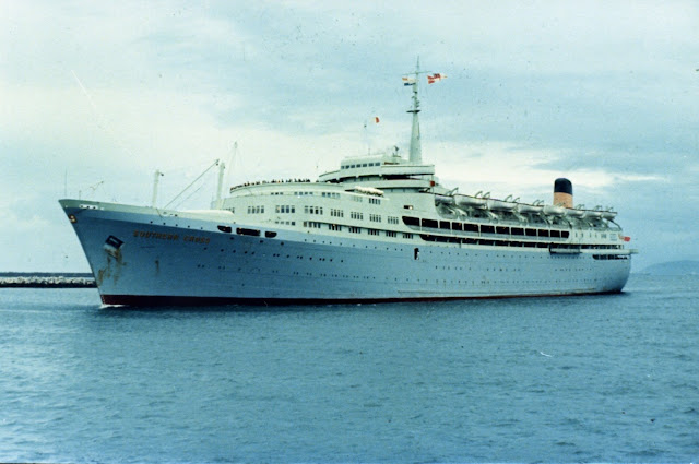 SHIPS & THE SEA - BLOGUE dos NAVIOS e do MAR: S.S. SOUTHERN CROSS of 1955