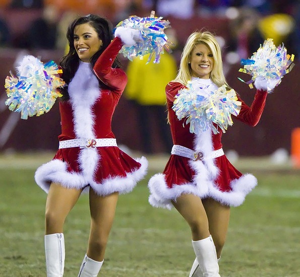 40 Photos of Cheerleaders in Sexy Santa Suits (SFW) - Fantasy Football ...