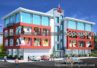 3d modeling of multiplex shopping mall | Home Shop